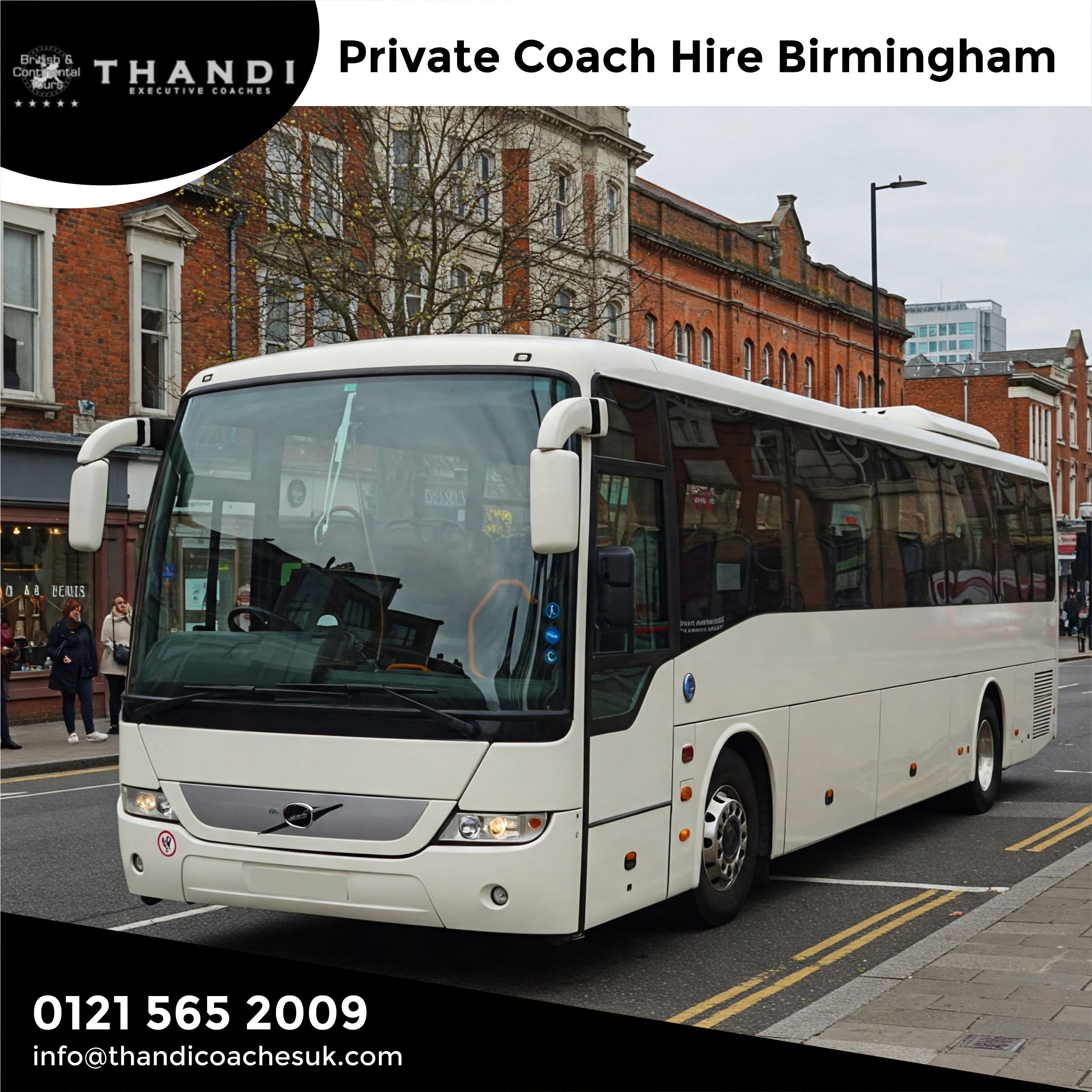 Private Coach Hire Birmingham | Thandi Executive Coaches