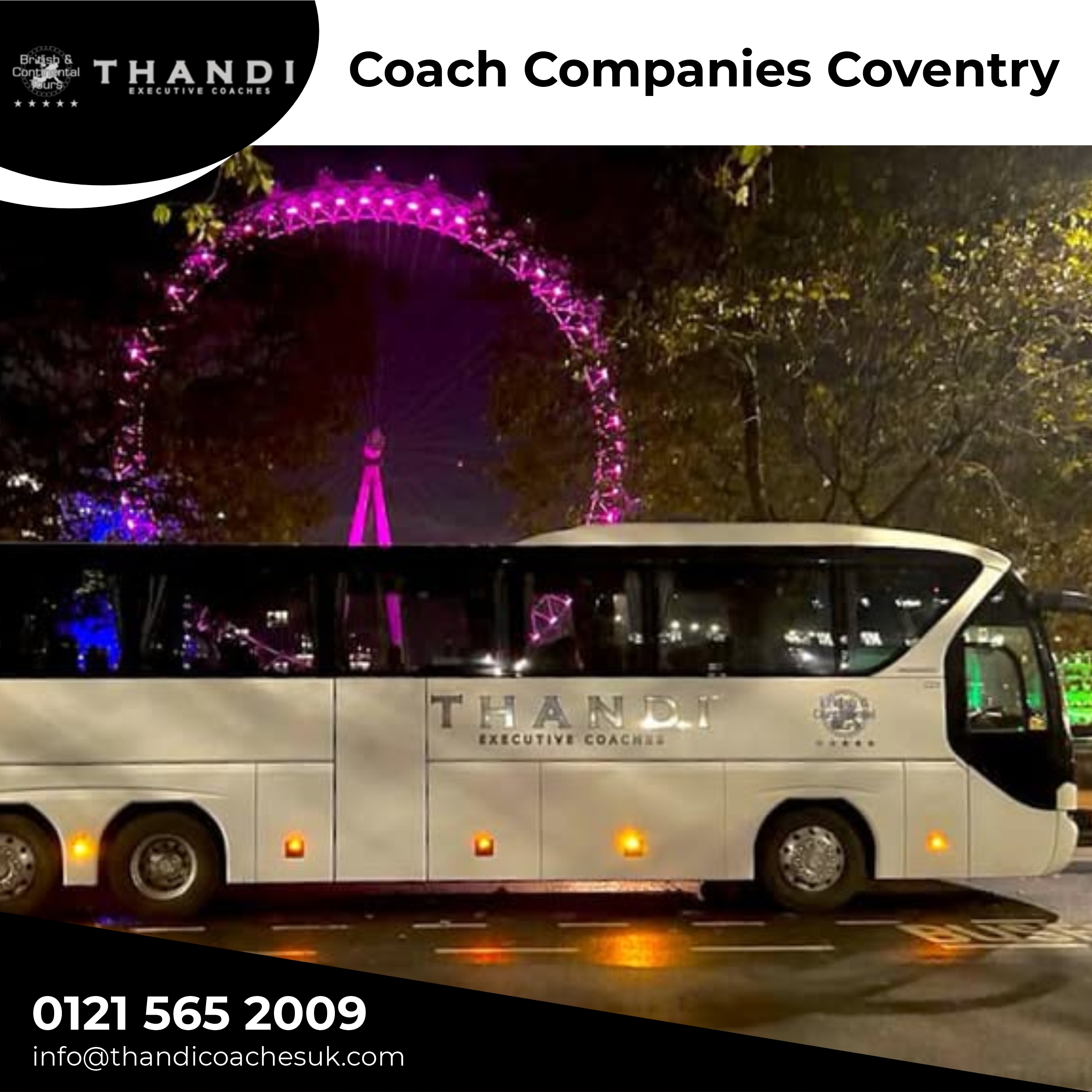 Coach Companies Coventry | Reliable Coach Services | Book Now